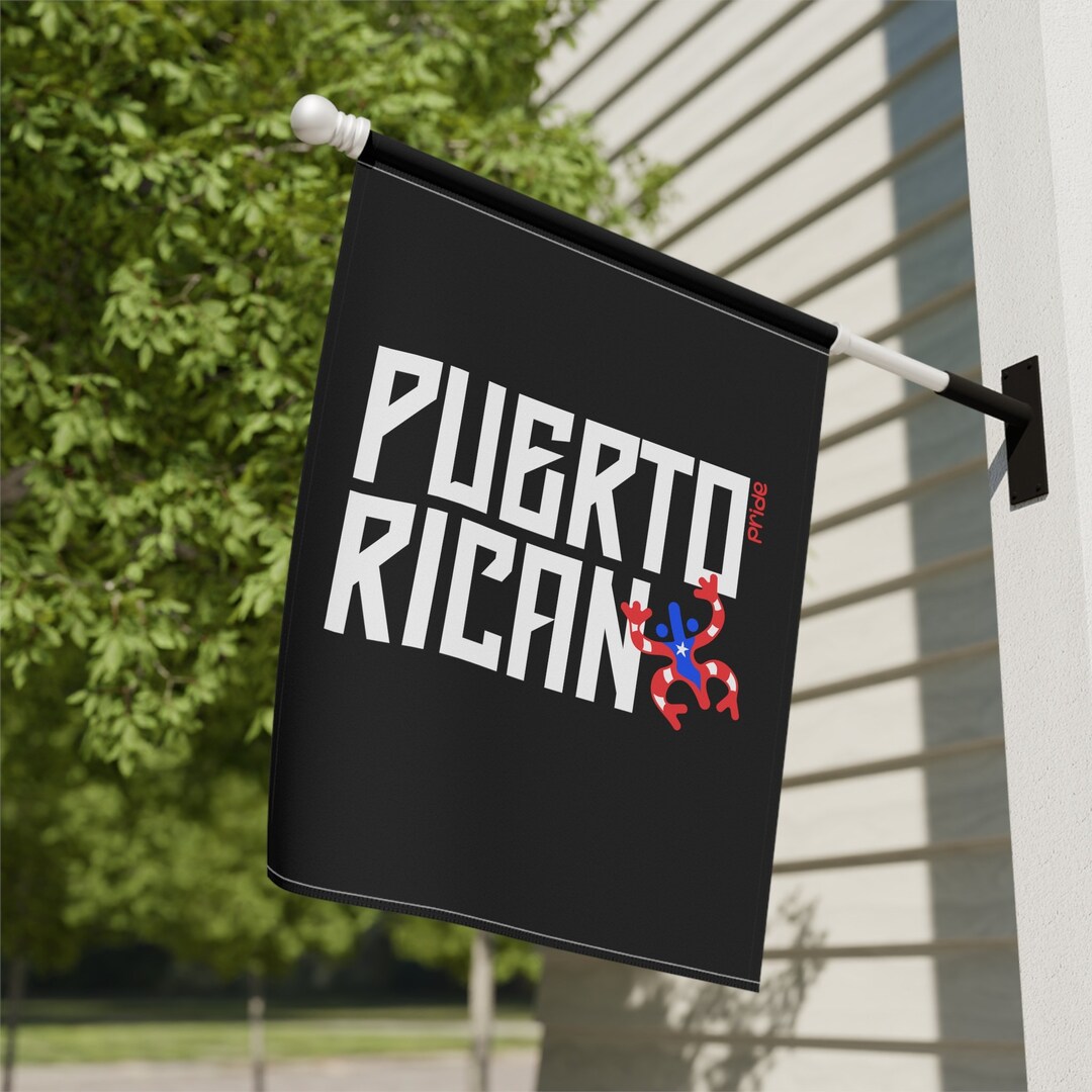 Puerto Rican Coqui Pride Printed Flags House Garden Banners Dark - Etsy