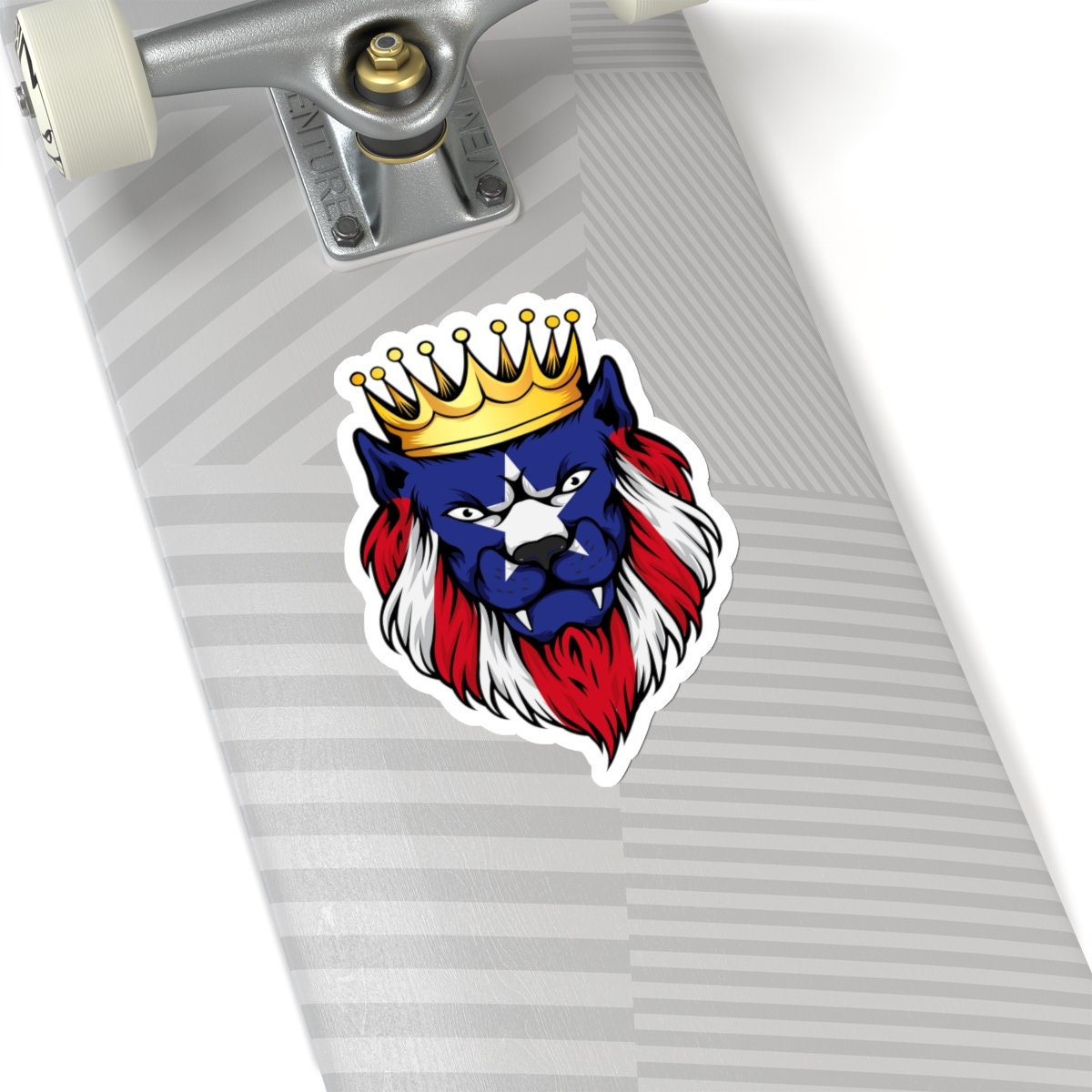 Puerto Rican Lion King Stickers Kiss-cut Dark - Etsy
