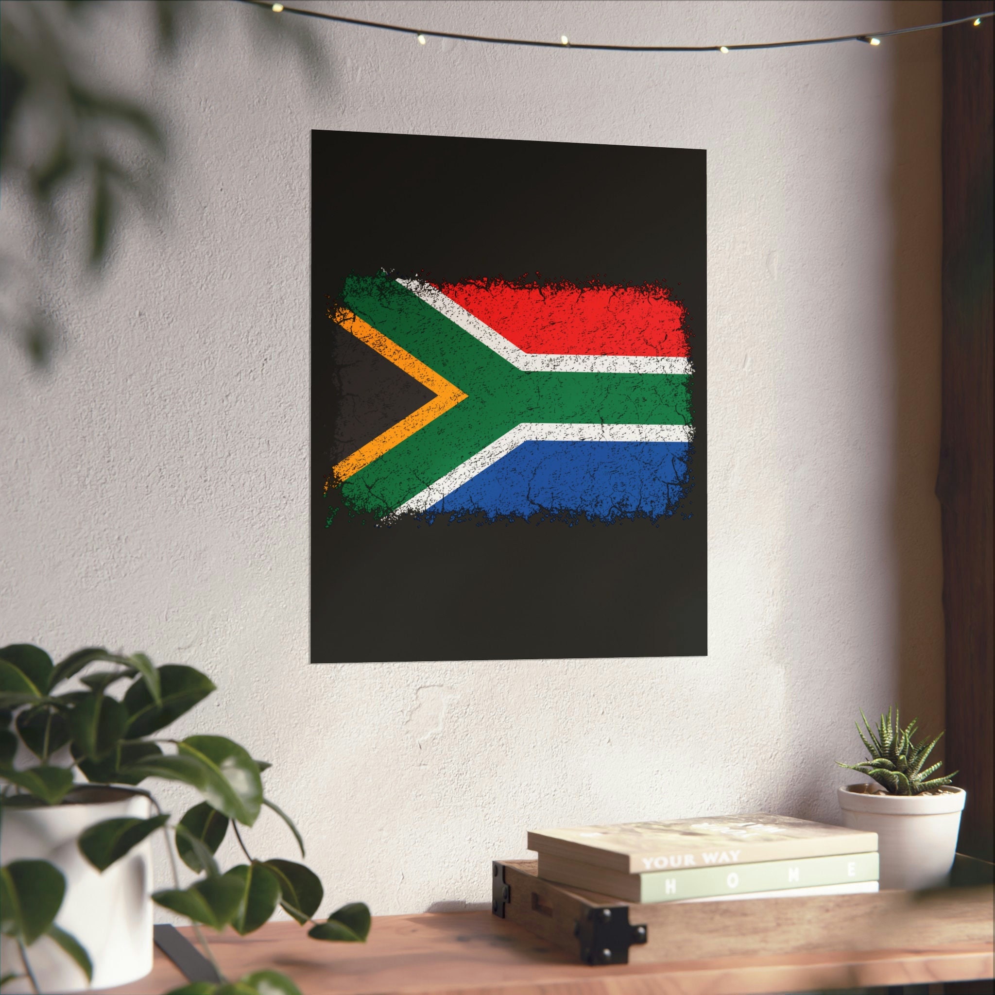 South Africa Flag Poster Wall Art Poster Decor South African Pride - Etsy
