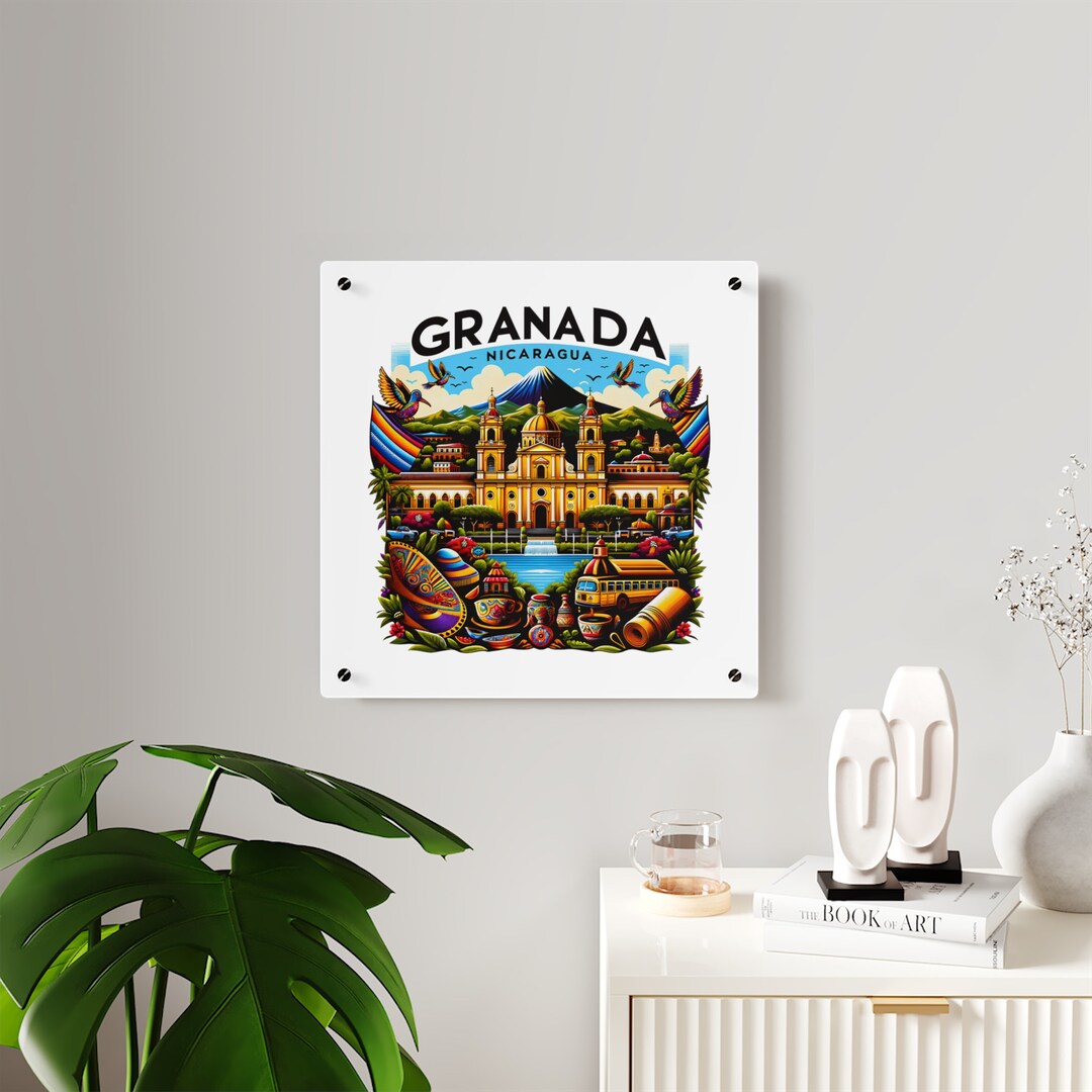 Granada Nicaragua Acrylic Poster Wall Art Decor Sign Light - Etsy
