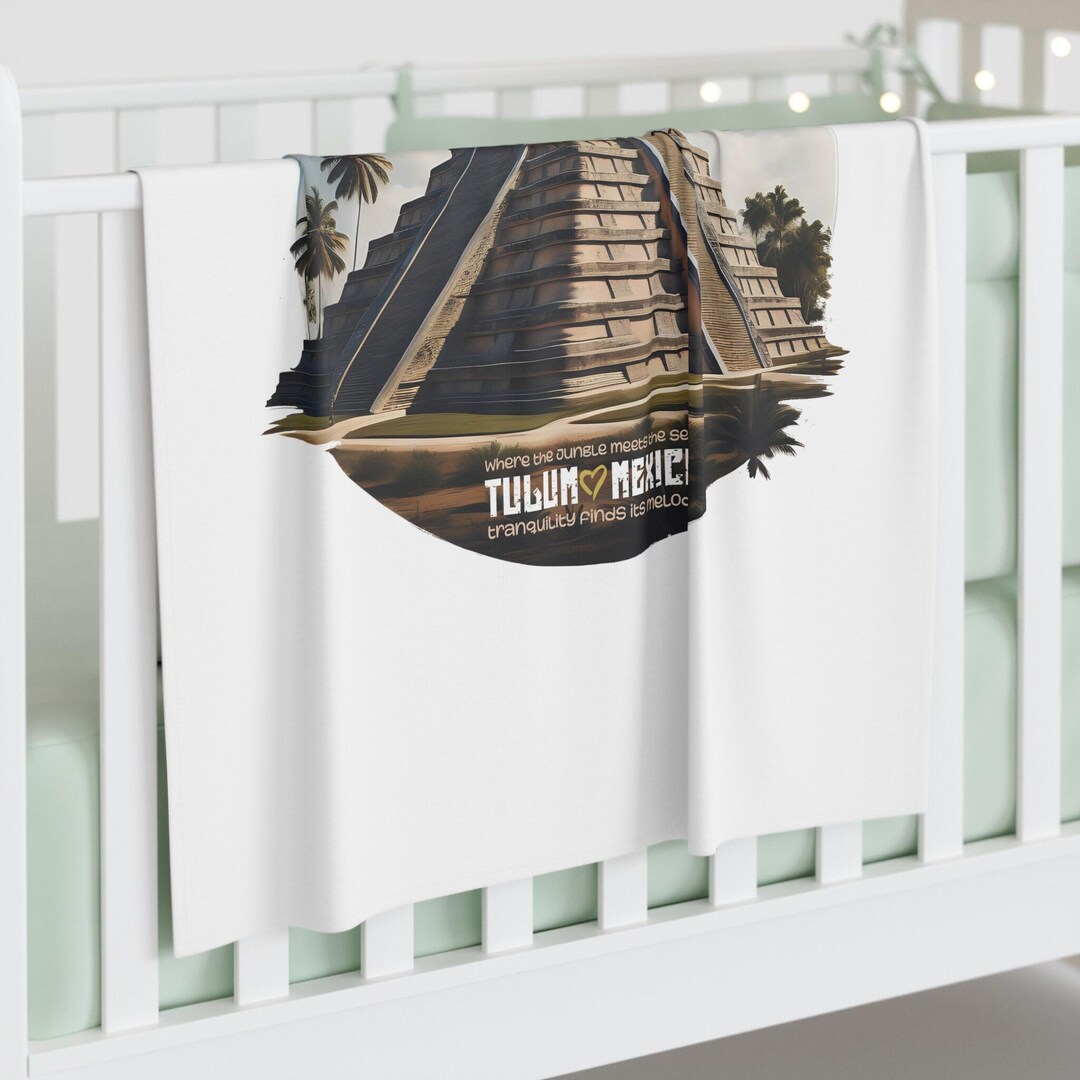 Tulum Mexico Mayan Pyramid Baby Swaddle Blanket Wrap Light Manta - Etsy