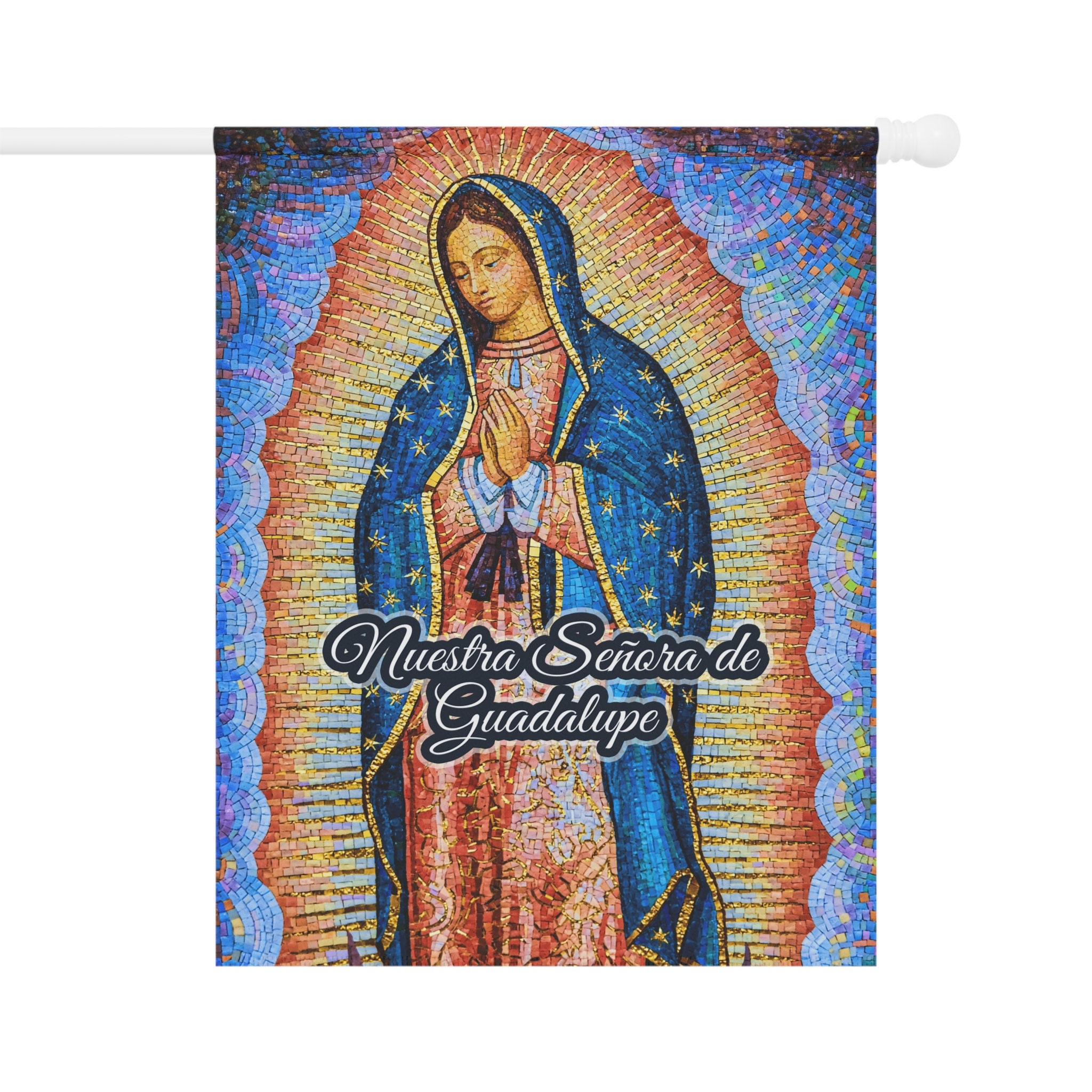 Lady Guadalupe Garden & House Banner Virgin Mary Nuestra Señora De ...