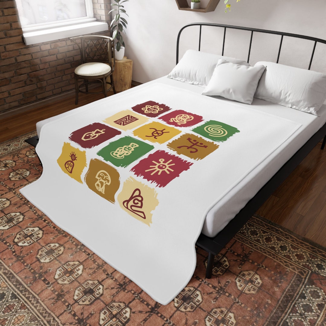 Taino Plush Fleece Blanket Light Taino Boricua Puerto Rico Boricua ...