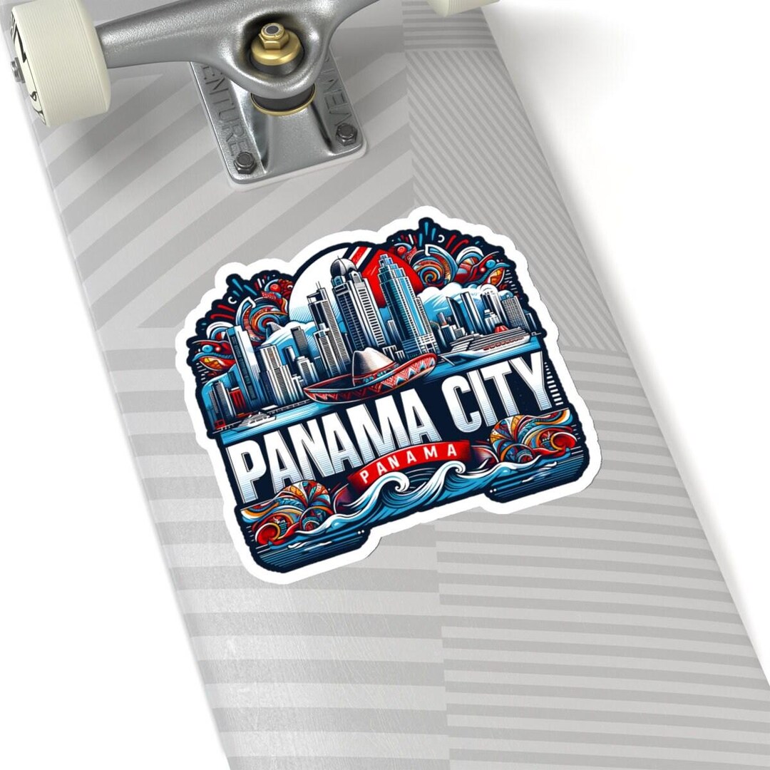 Panama City Panama Stickers ( Kiss-cut ) Dark - Etiqueta Engomada - Etsy