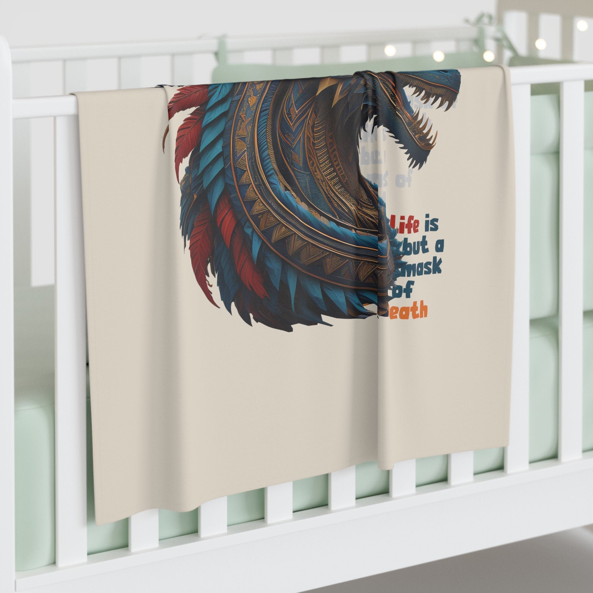 Aztec Quetzalcoatl God Baby Swaddle Blanket Wrap Light Aztec - Etsy