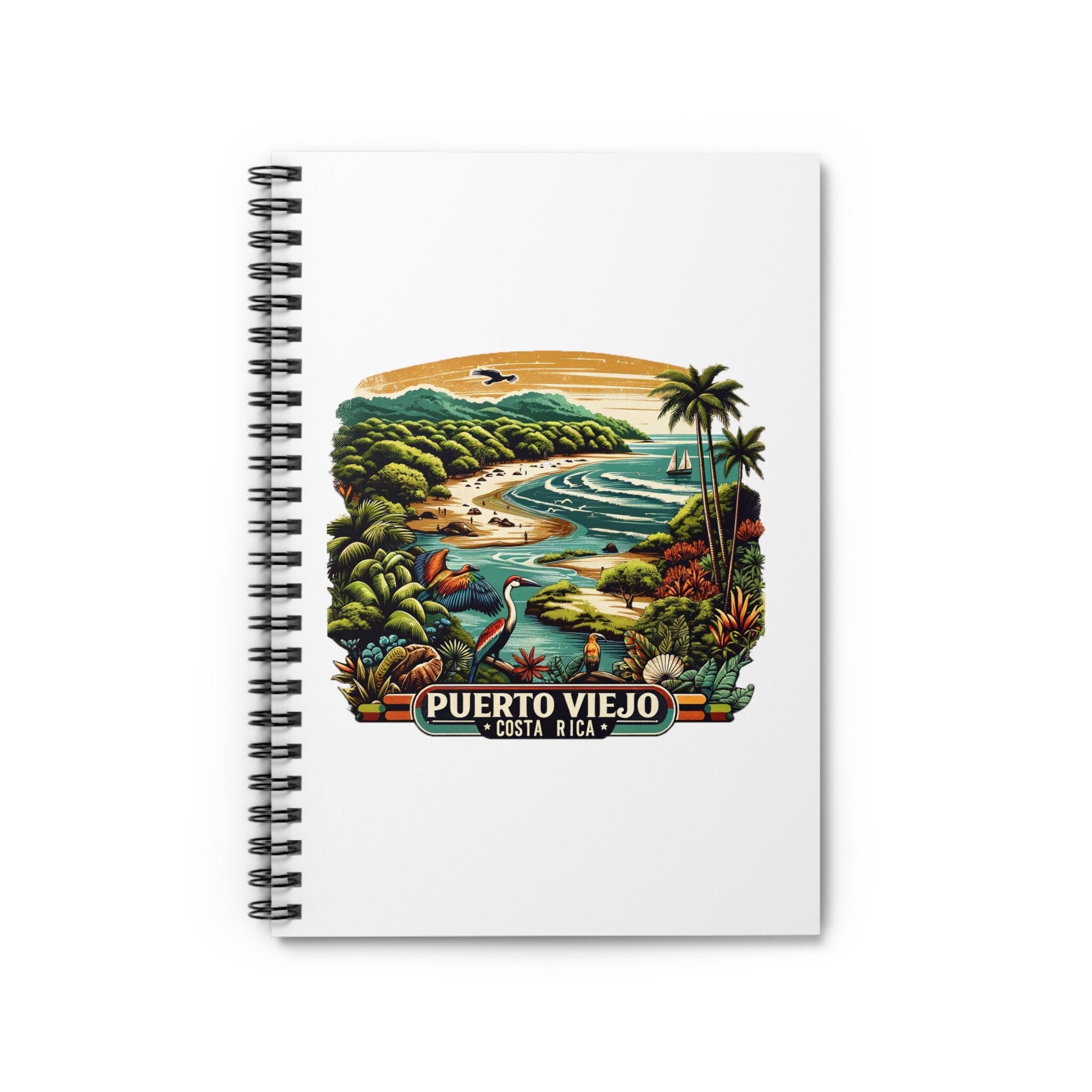 Puerto Viejo Costa Rica Spiral Notebook Light - Etsy