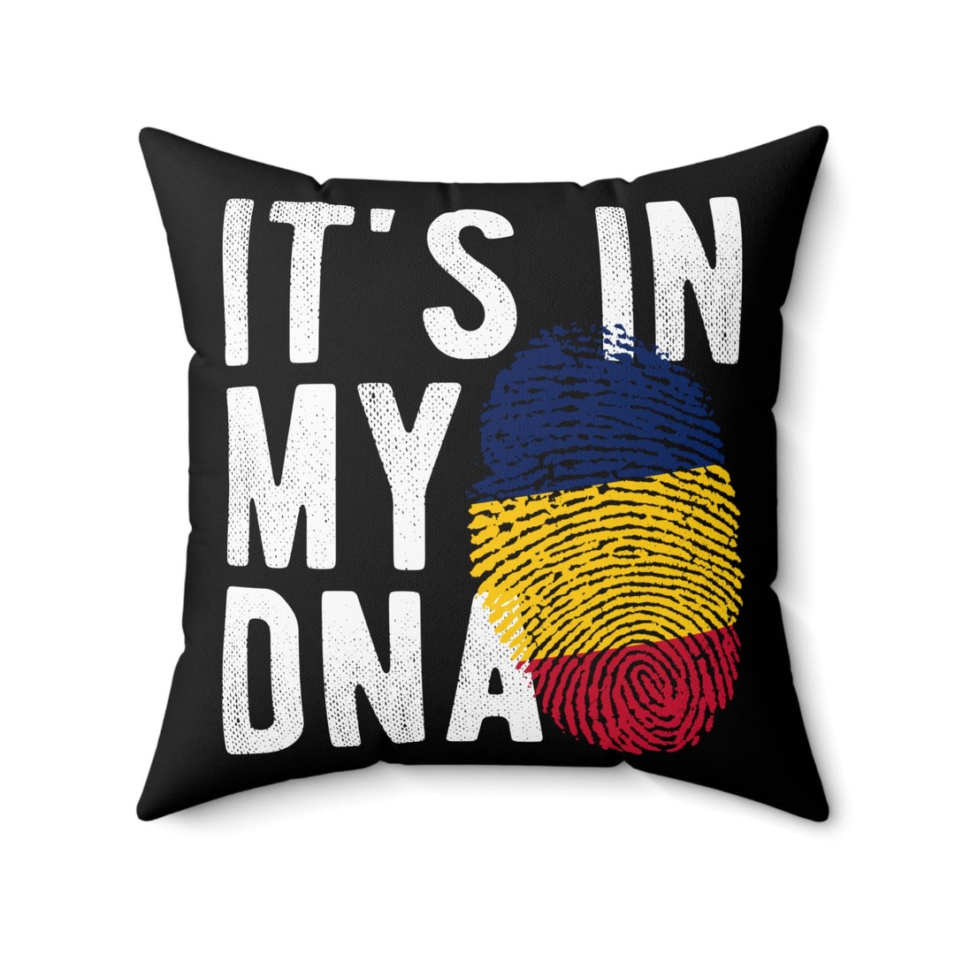 Chad Africa Fingerprint Basic Pillow polyester Dark - Etsy