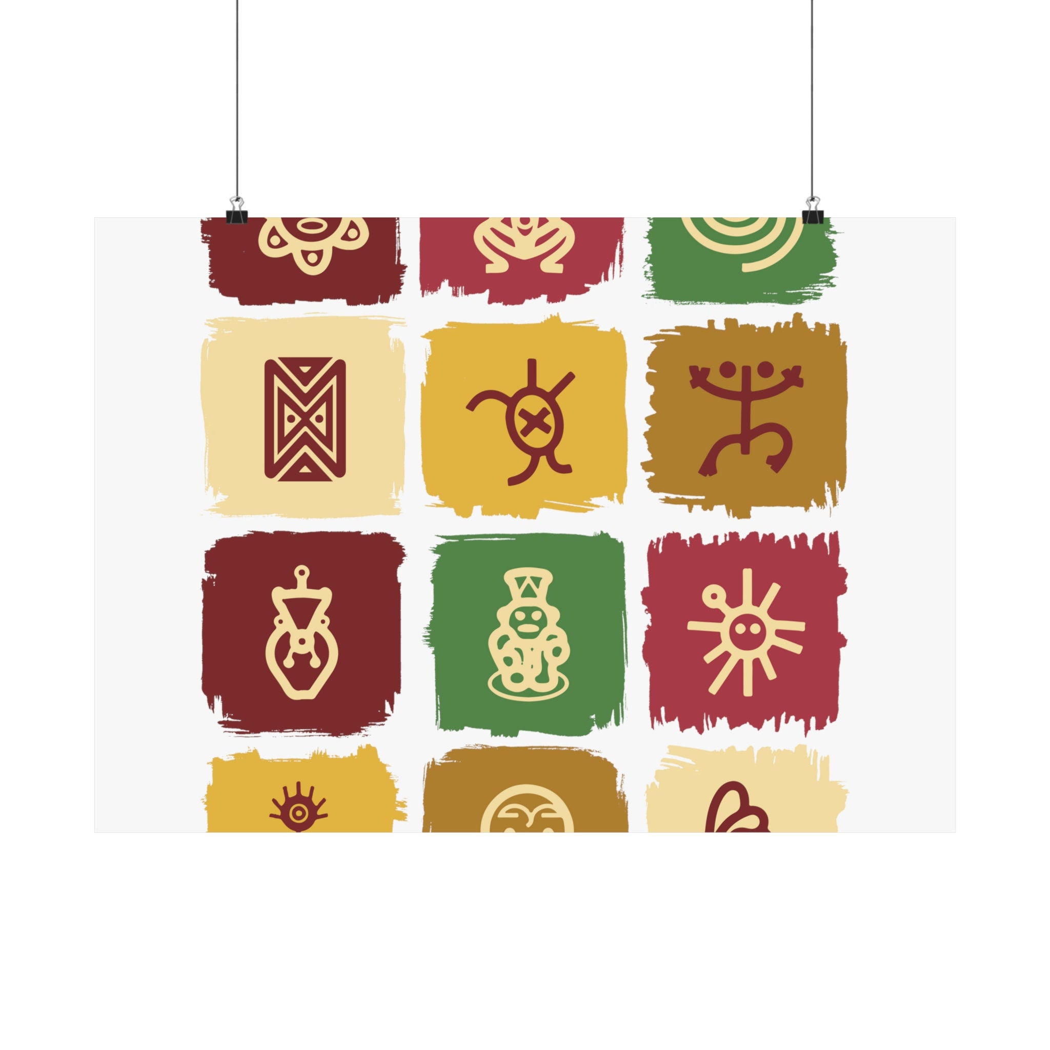 Taino Poster Wall Art Decor Taino Boricua Puerto Rico Boricua Orgullo ...