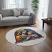 Bible Verse Mary & Jesus Round Rug for Floor Dark - Etsy