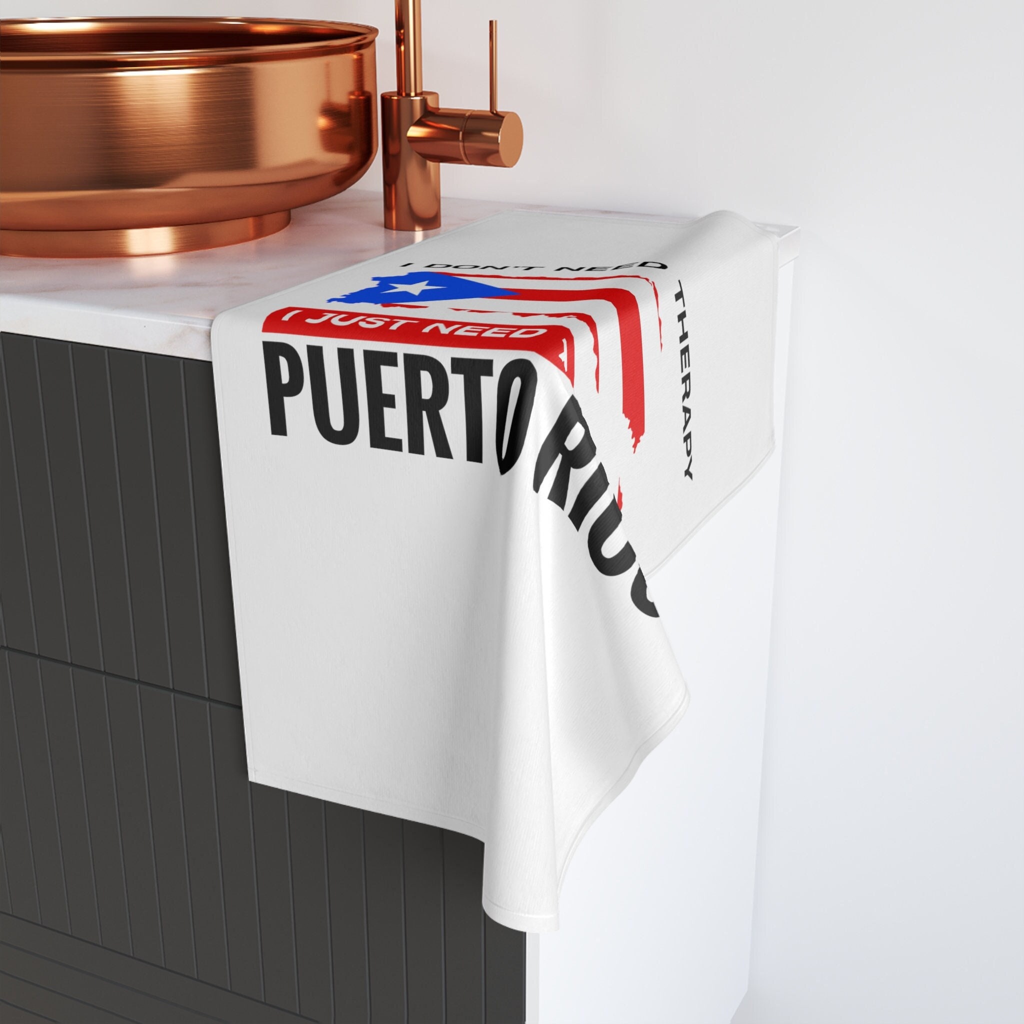 Visit Puerto Rico Hand Towel Light Puerto Rican Gift - Etsy