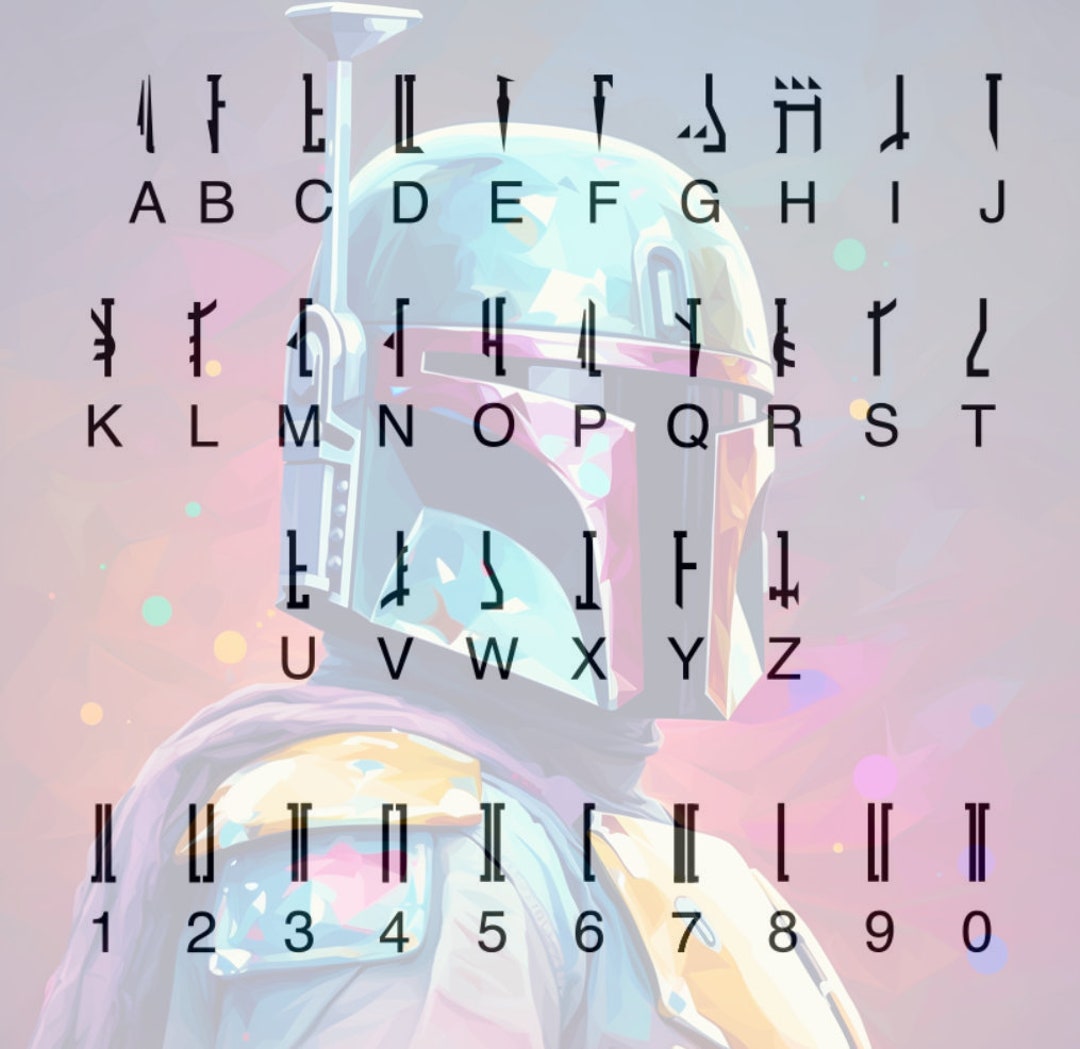 Mandalorian Font TTF - Etsy