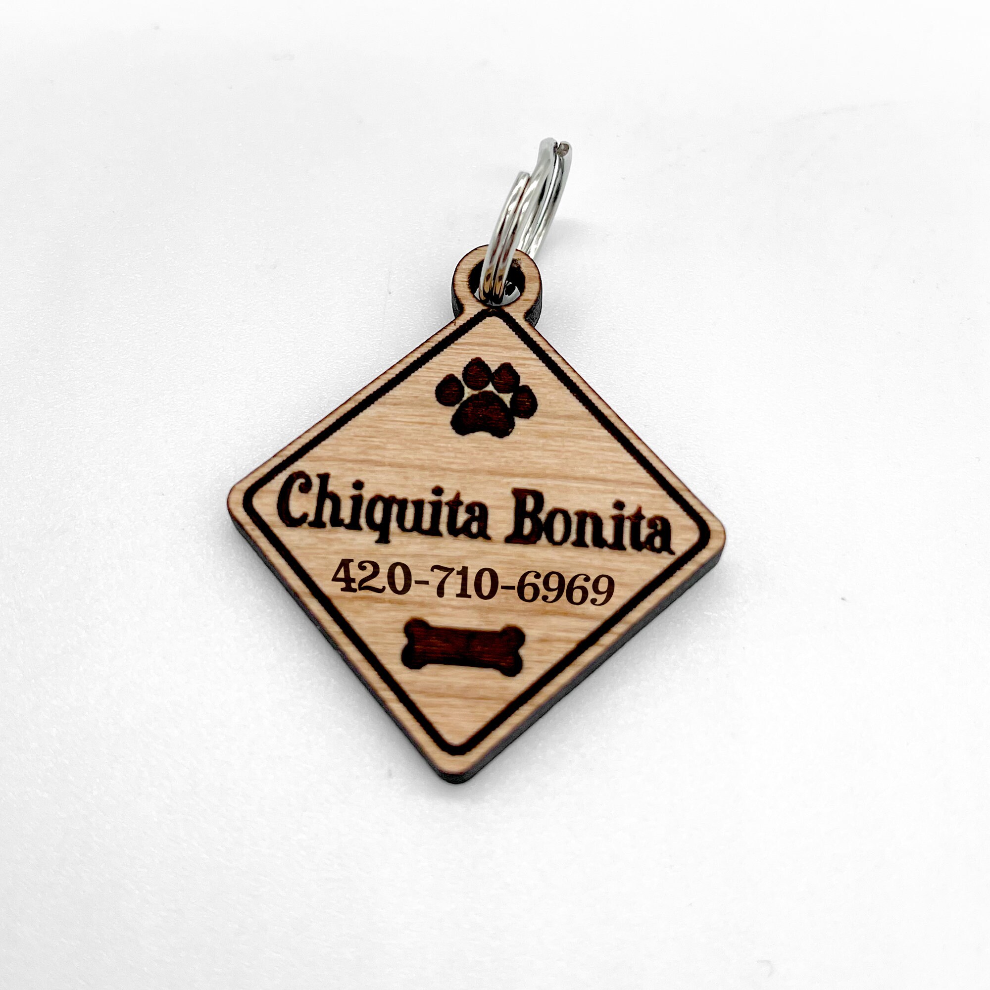 Pet Name Tag Shapes Cat or Dog Shapes Laser Engrave Files - Etsy