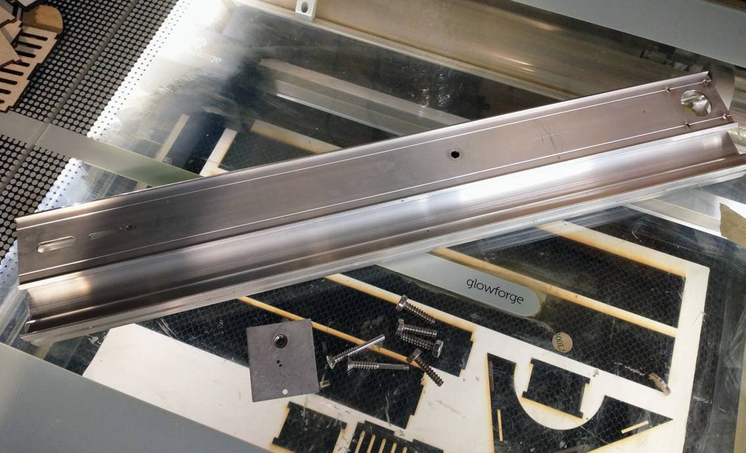 USED Right Side Steel Rail for Glowforge With Screws and Hardware - Etsy