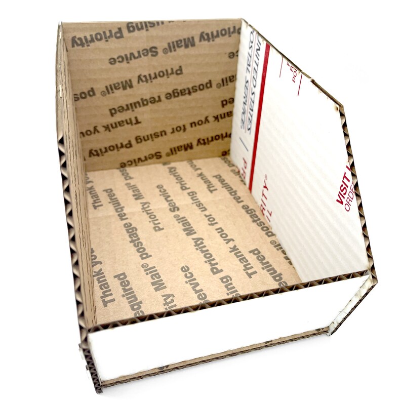 Cardboard Storage Bins Small and Medium Laser Cut Files - Etsy
