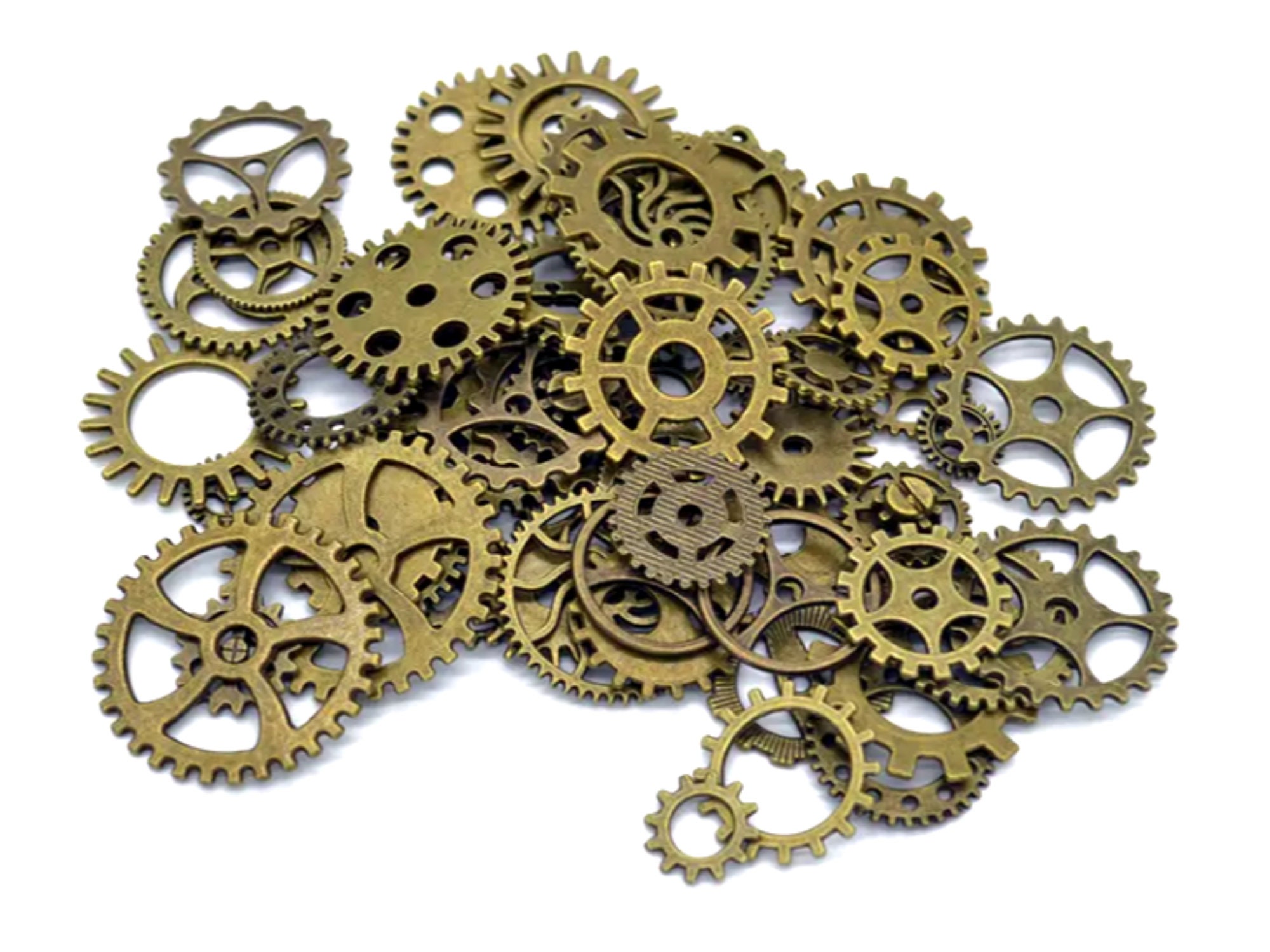 Small Rustic Gear Assortment for Jewelry Making Craft Making - Etsy
