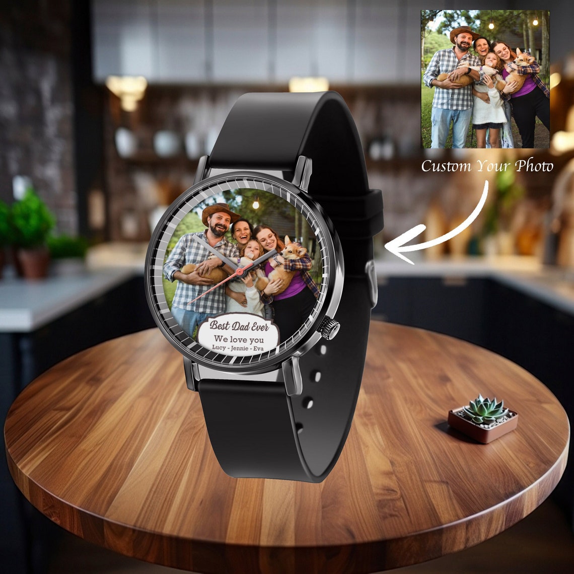 Personalized Watches for Men, Father's Day Gifts for Dad, Birthday ...