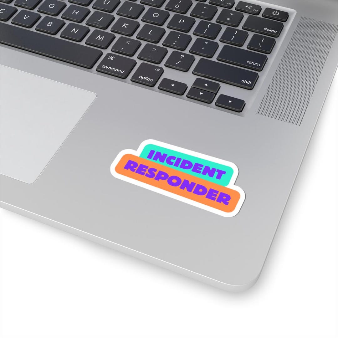 Incident Responder Kiss-cut Stickers | Fun Decals for First Responders ...