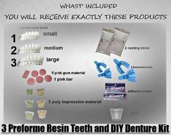 Diy Denture Kit | Etsy