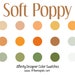Soft Poppy Color Palette | Affinity Designer Swatches | Handpicked ...