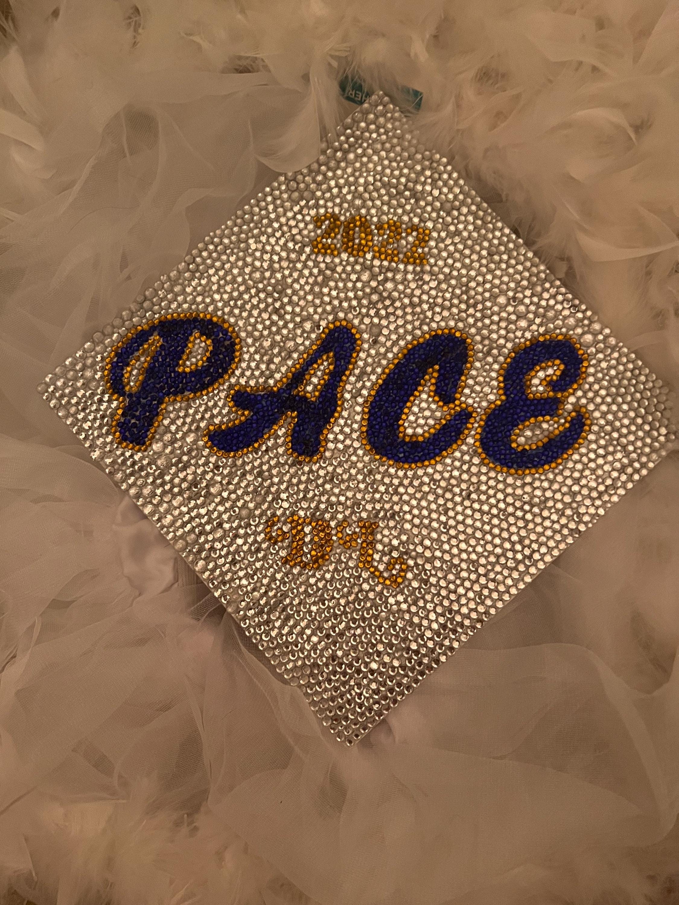 Customizable Rhinestone Graduation Cap Topper - Etsy