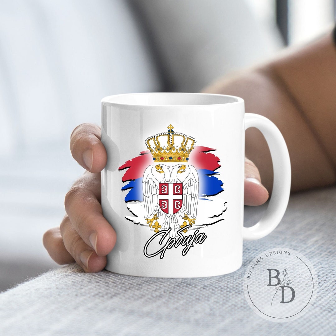Serbian Mug, Србија, Srbija Solja, Serbia, Serbian Gifts, Serbian ...