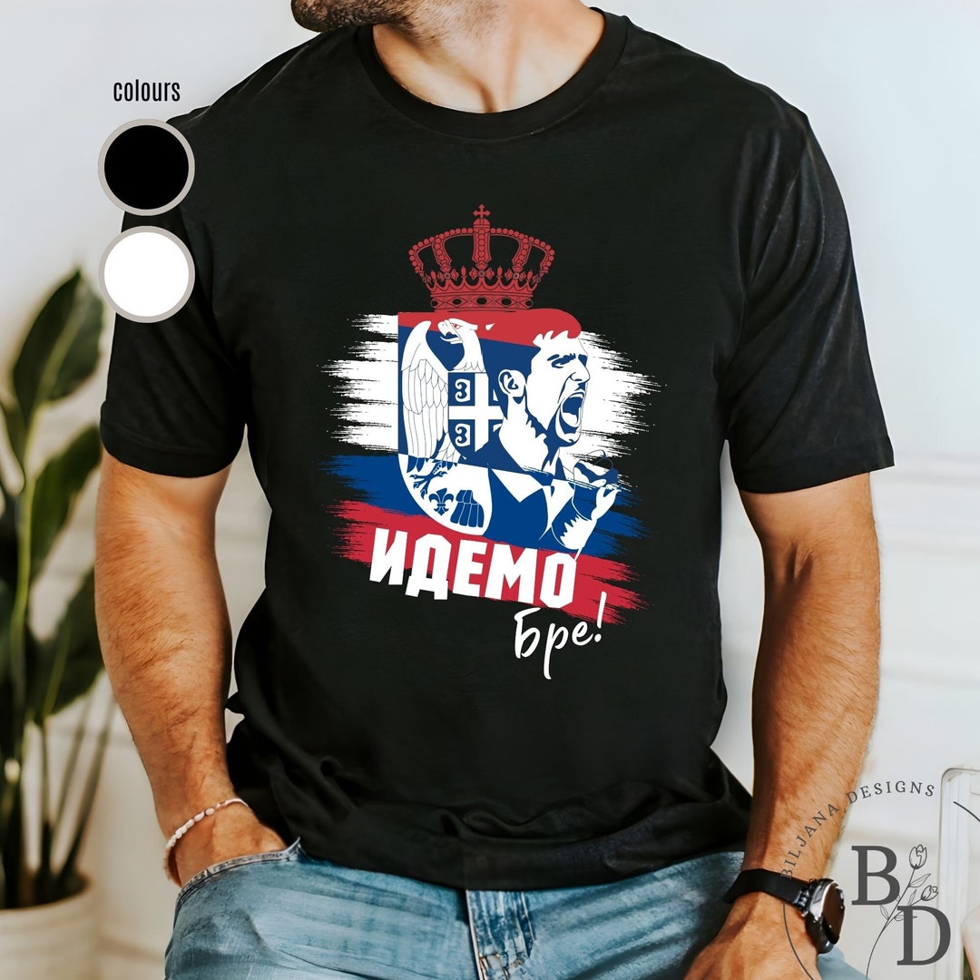 Djokovic T-shirt Novak Fan T-shirt Tennis Shirts Serbian Gifts Nole ...