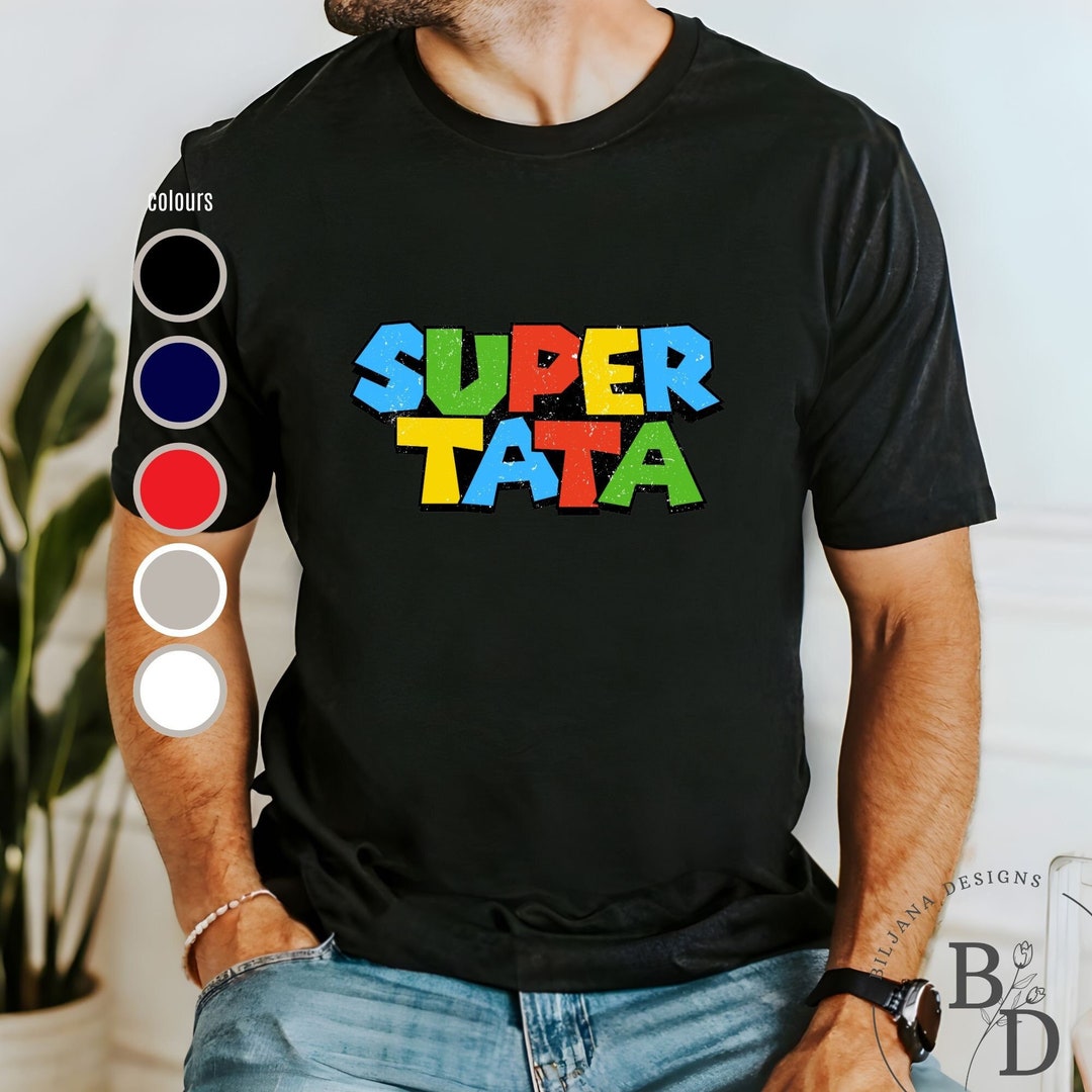 Super Tata | Balkan Gifts | Serbian Dad Shirt | Serbian Father's Gift ...