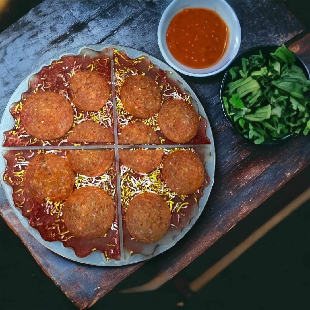 Pepperoni Pizza Coaster St - Etsy
