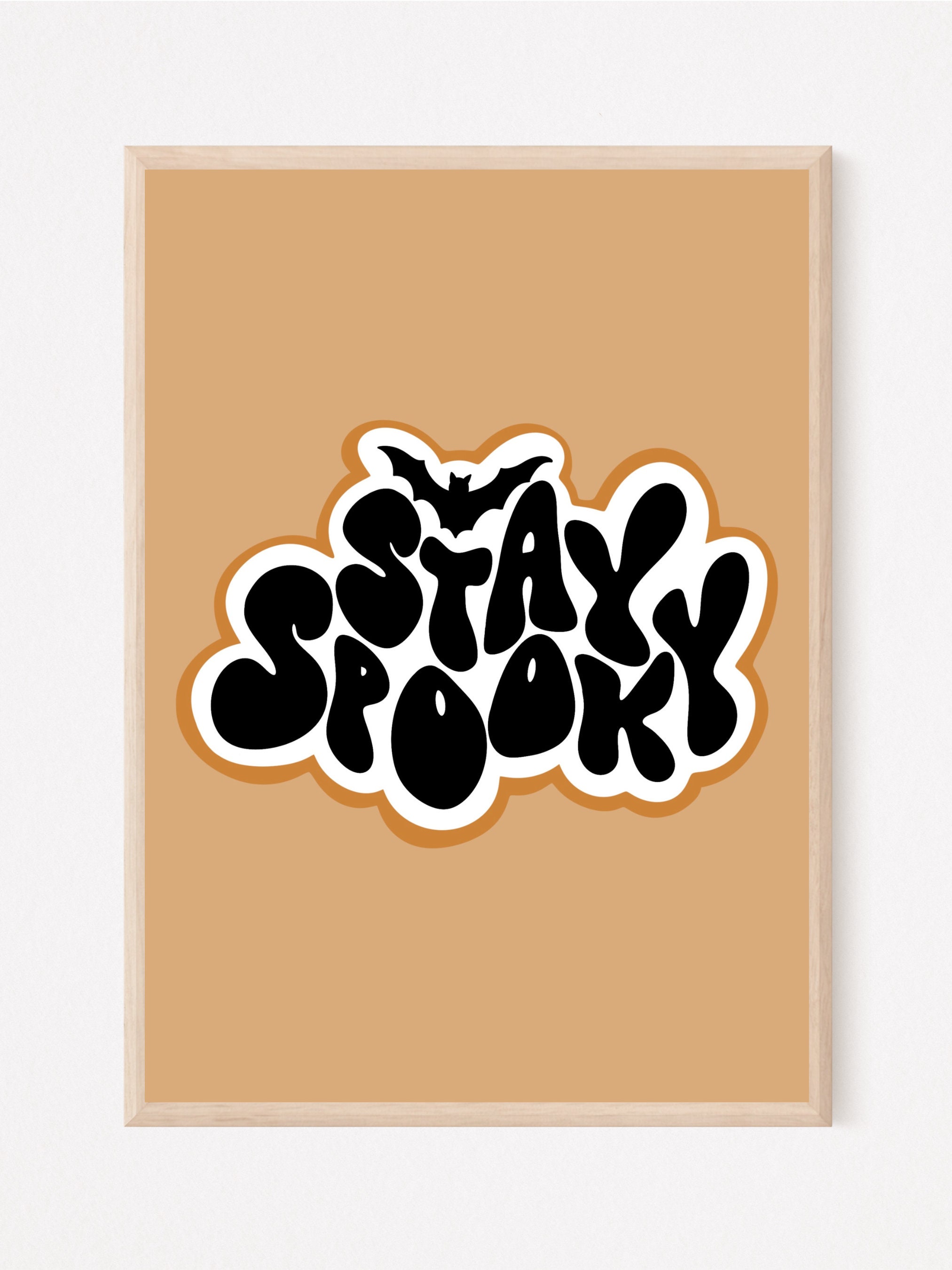 Stay Spooky, Text Printable, Digital Download, Boho Art Wall Decor ...