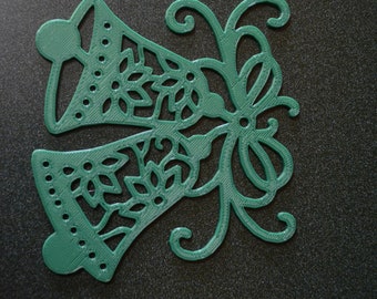 Wooden Spinning Bell Wall Window Decoration Ornament - Etsy