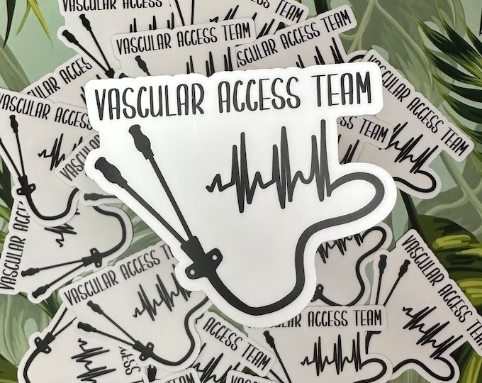 Solo PICC ECG VAT Sticker Laptop Decal Picc Nurse Picc Team Vat Vas ...