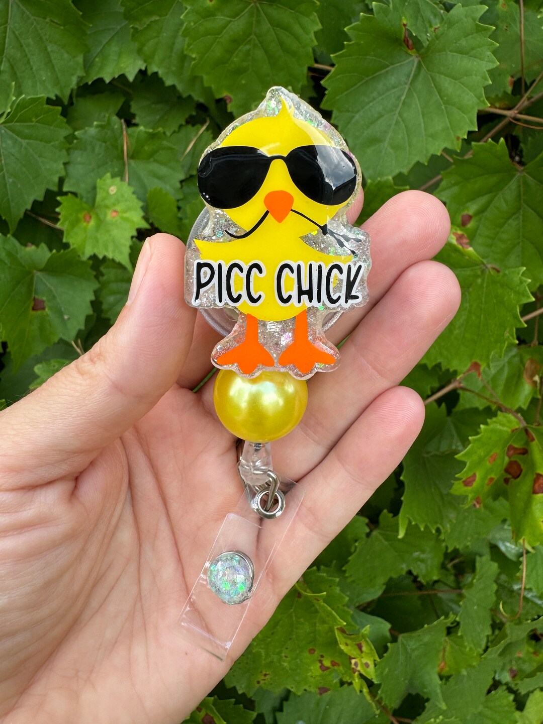 PICC Chick Nurse Badge Reel - Etsy