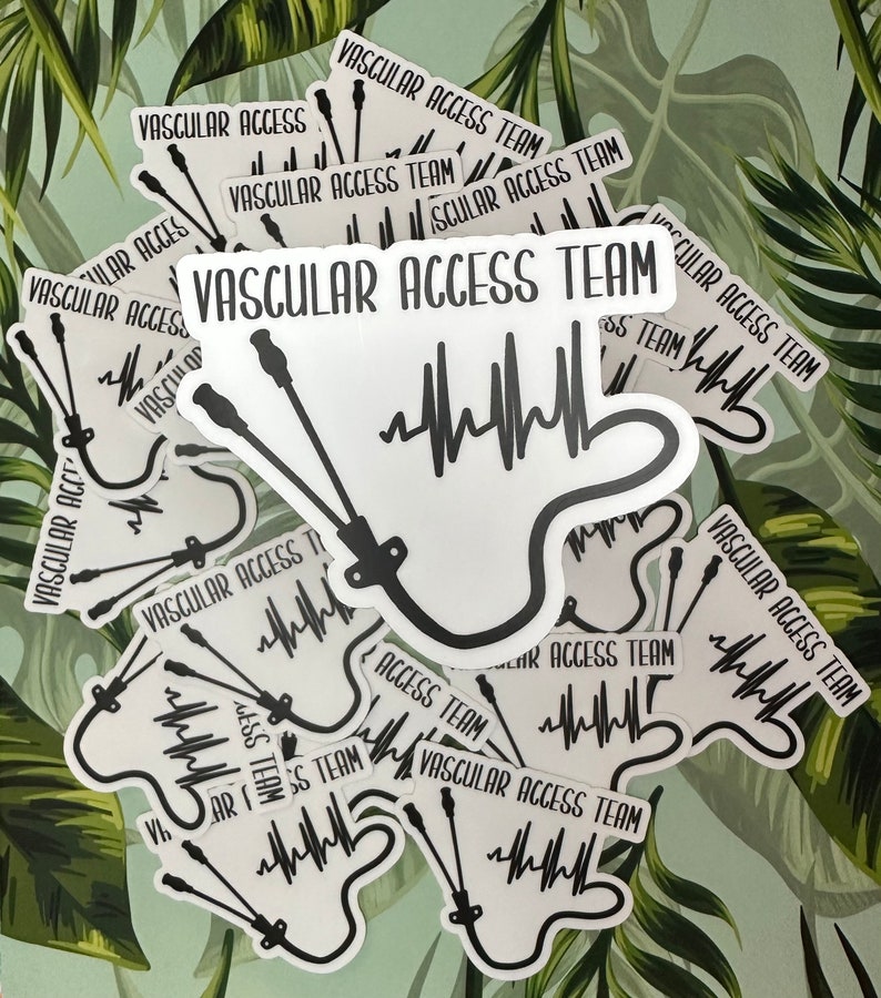 Solo PICC ECG VAT Sticker Laptop Decal Picc Nurse Picc Team Vat Vas ...