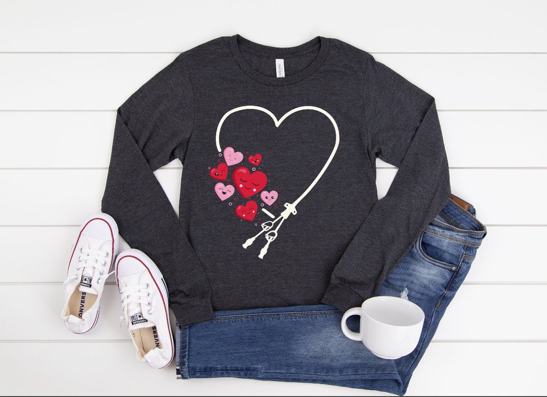 Heart PICC Vascular Access Nurse Long Sleeve Tee - Vascular Access Team ...