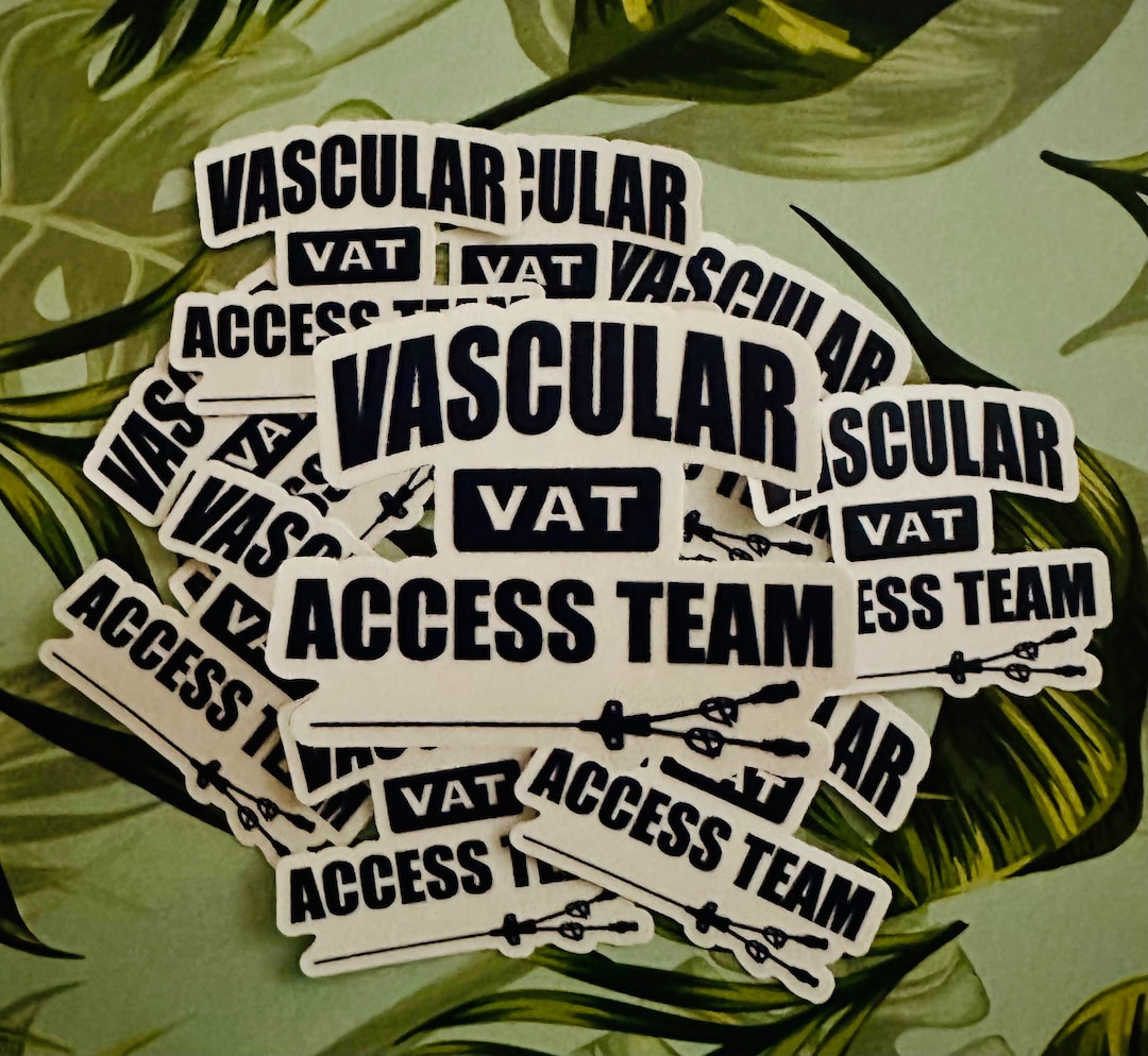 Vascular Access Team Sticker - Laptop - Decal - PICC Nurse - Picc Team ...