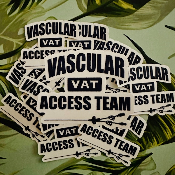 Vascular Access Nurse Stickers - Etsy