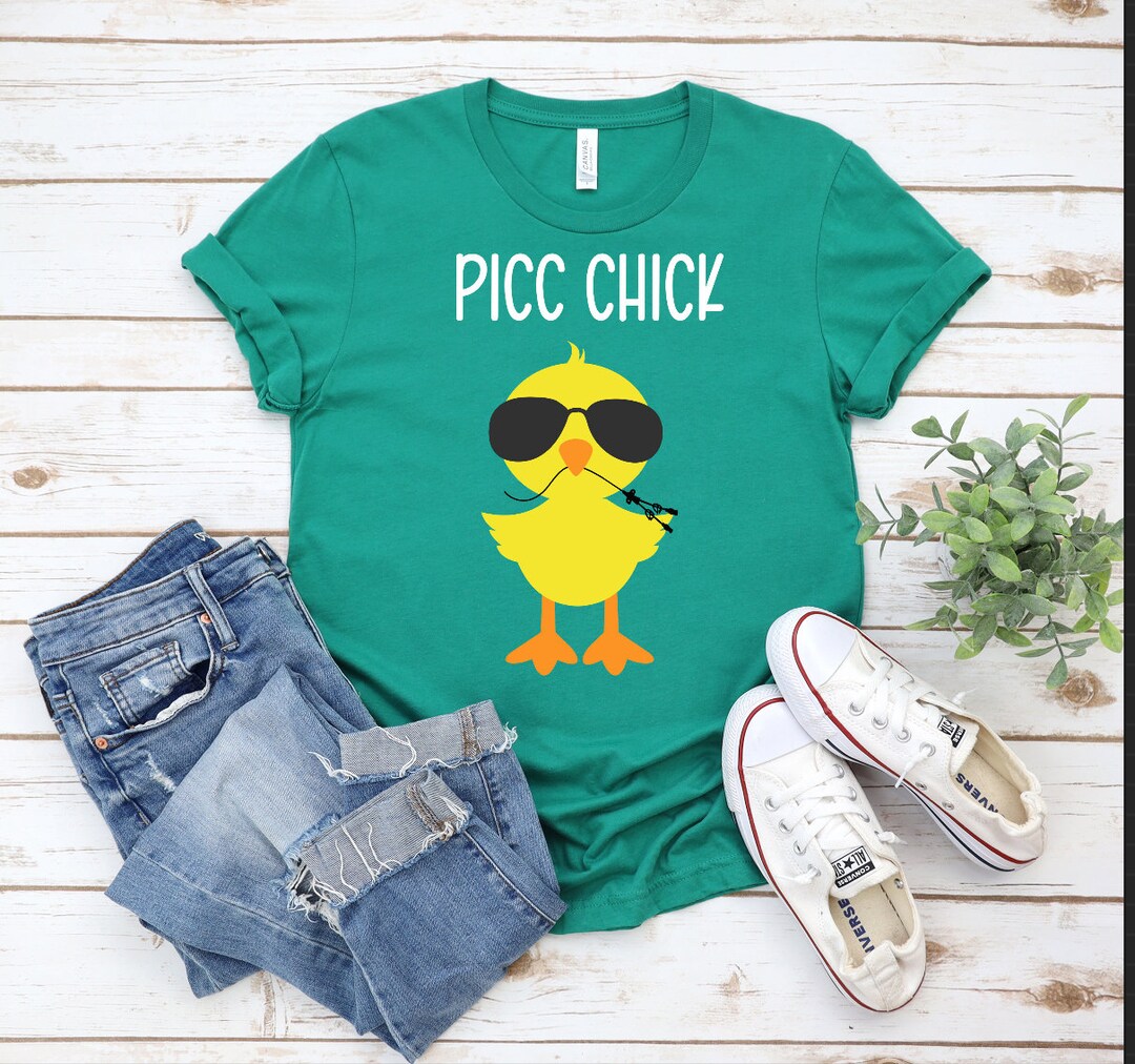 PICC Chick VAT Nurse Iv Team PICC Nurse Short-sleeve Unisex T-shirt - Etsy