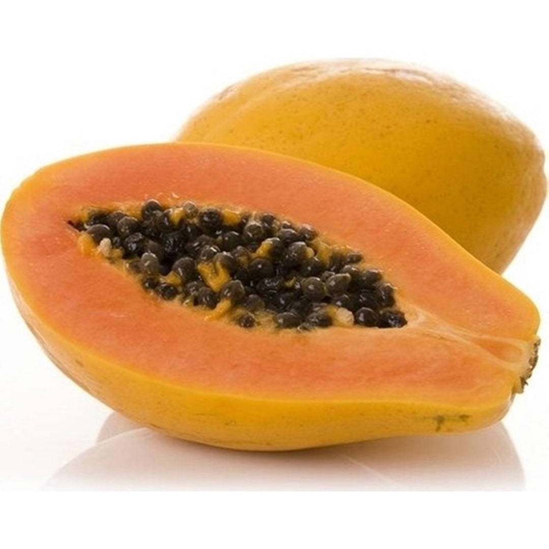 20 Seeds Papaya Fruit Tree Seeds, Papaya Melon Tree Natural, Non GMO ...