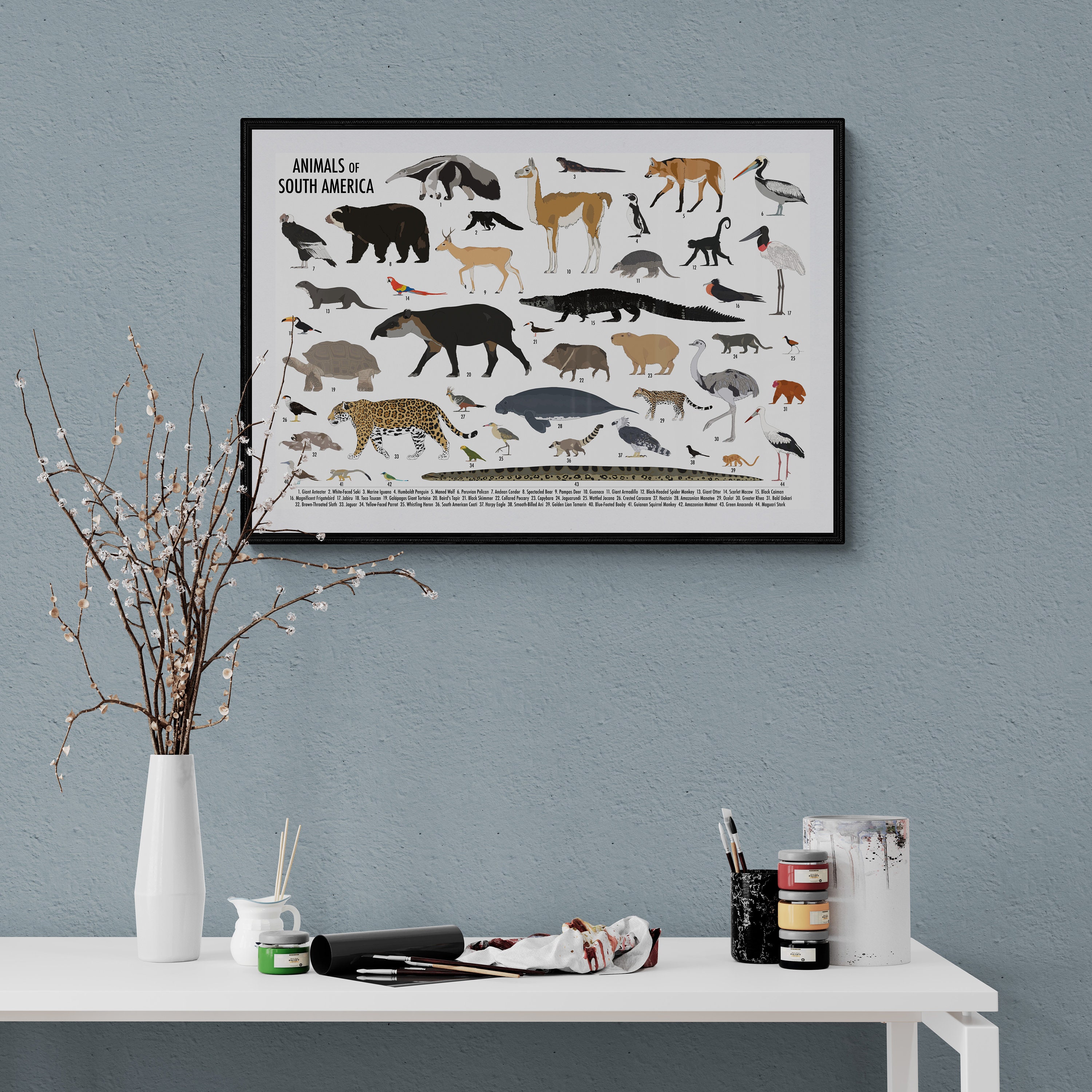 Animals of South America Poster - Etsy