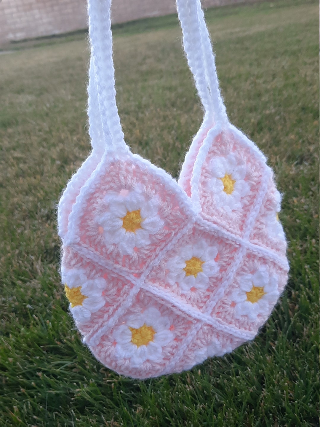 Crochet Daisy Bag - Etsy