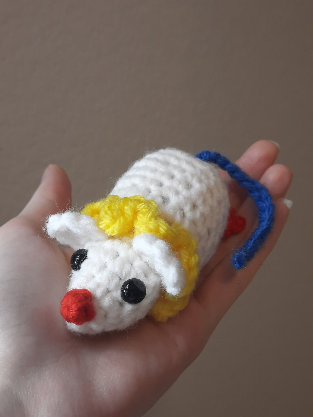 Klaus the Clown Mouse Amigurumi Plush Toy - Etsy