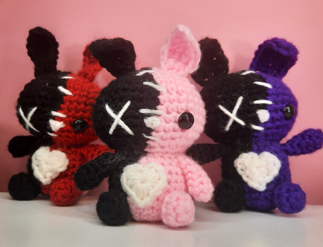 Patchwork Bunny Amigurumi Plush - Etsy