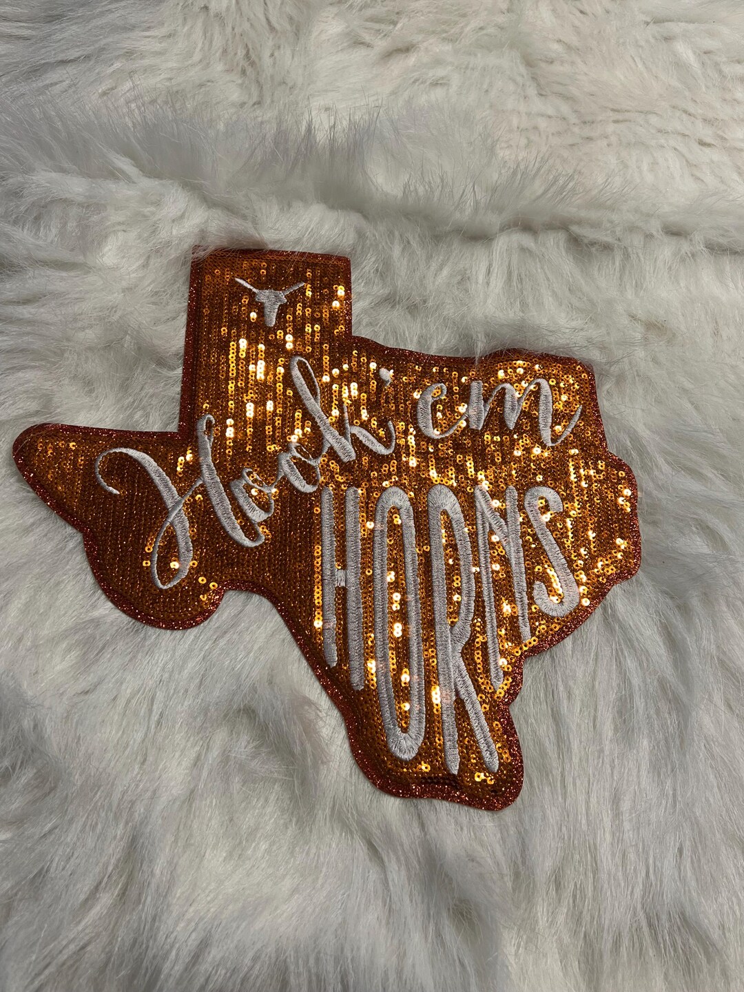 Texas Longhorn Football Patch - Vintage Chenille Collectible - Etsy