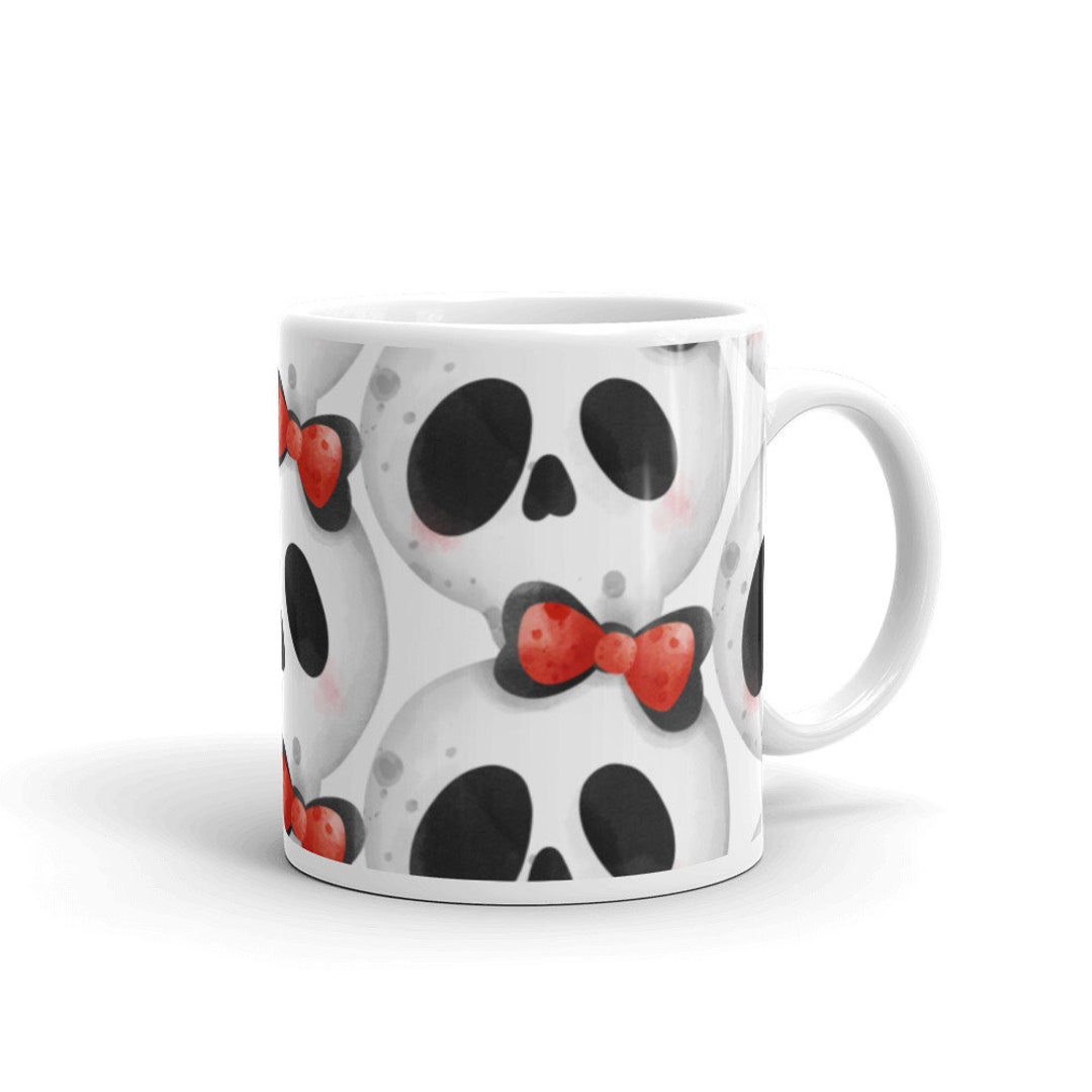 Skeleton Head Coffee Mug, Halloween Coffee Mug, Spooky Gifts, Halloween ...