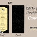 Celestial Menu Template Printable Wedding Menu Editable on - Etsy