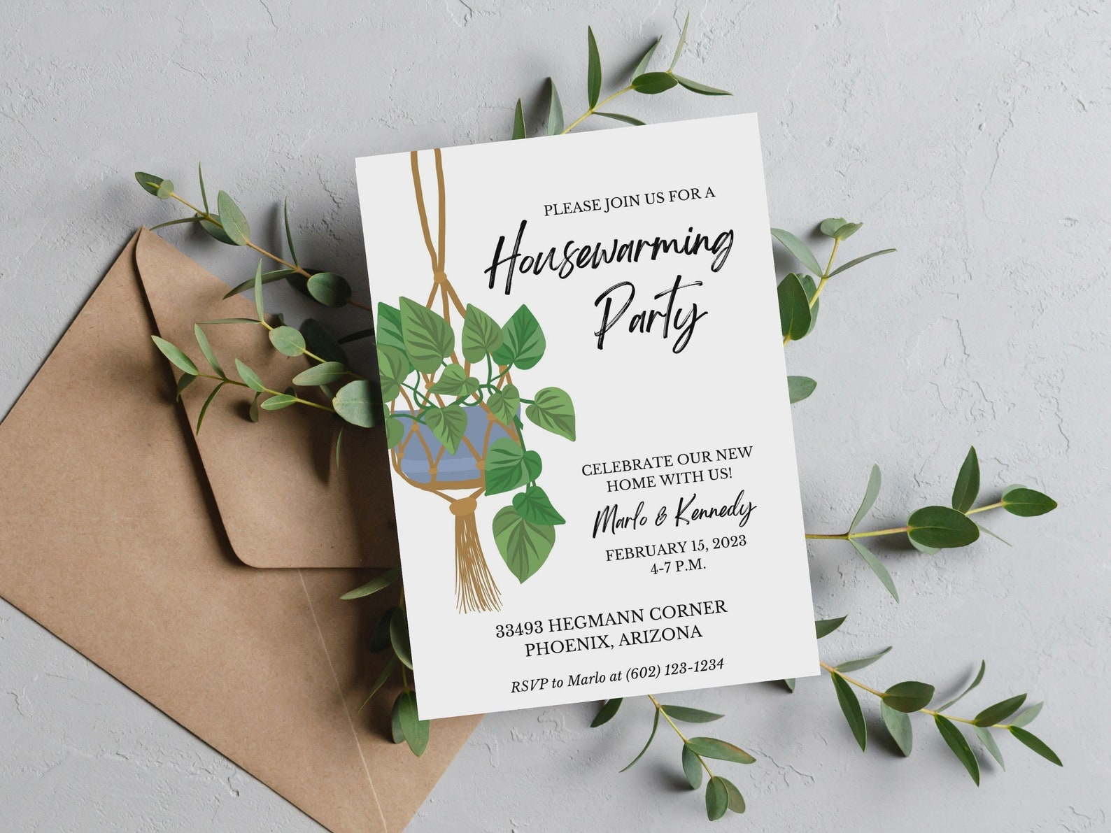 Housewarming Invitation Template Welcome to Our New Home Invite, We've ...