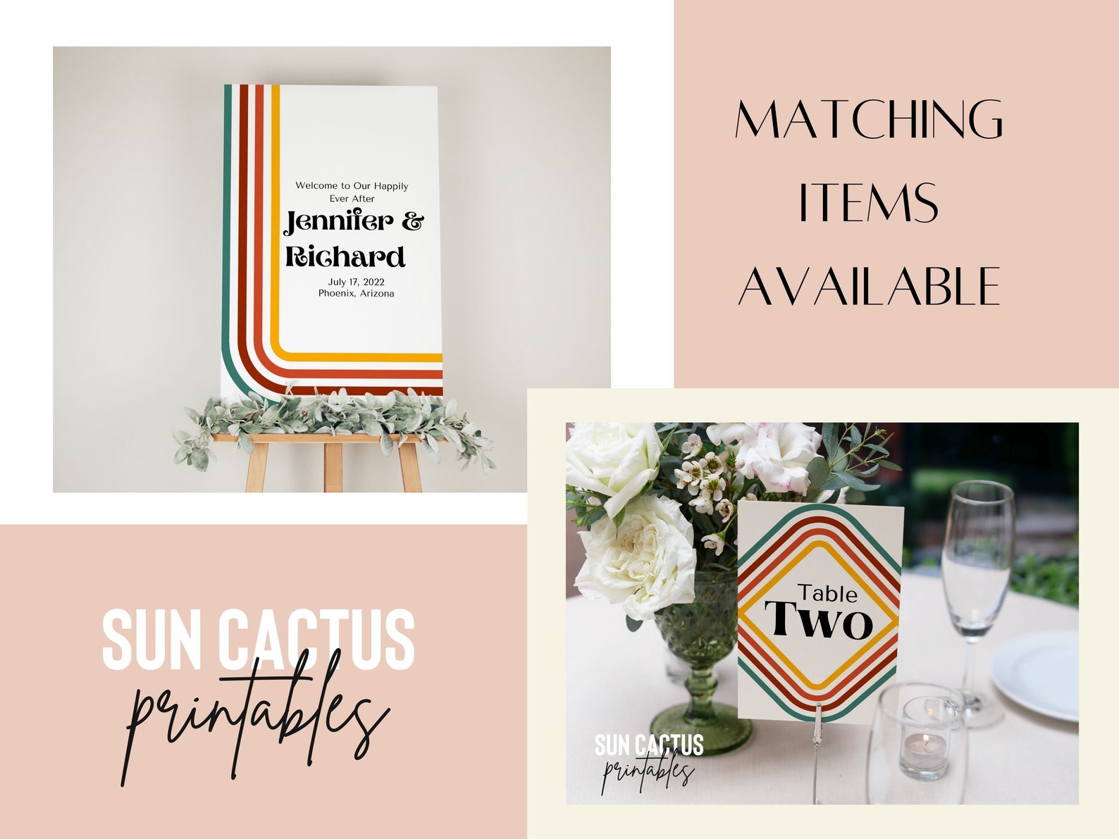Retro Wedding Timeline Template for Your Rehearsal Dinner - Etsy