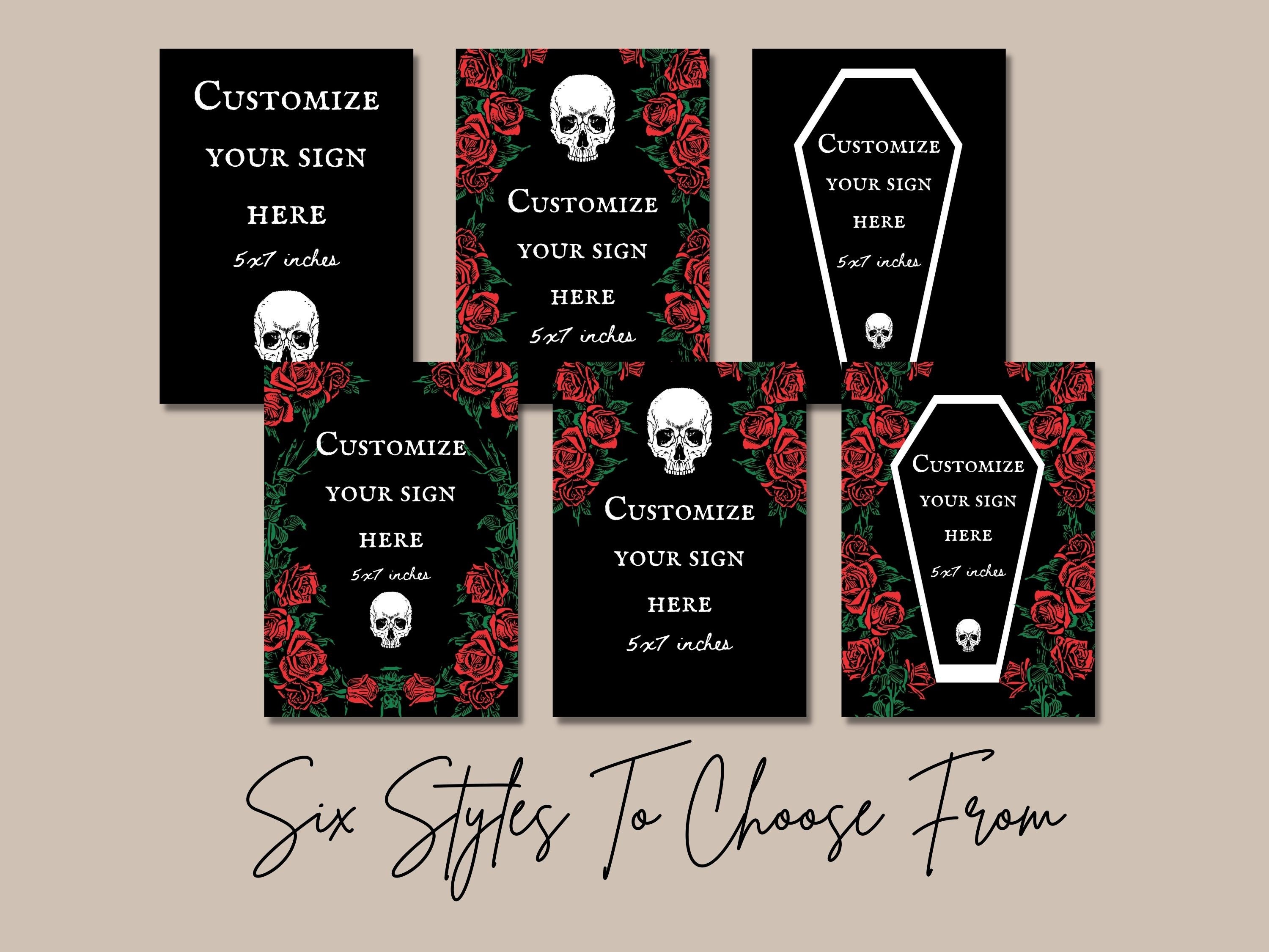 Plantilla de letrero editable / Plantilla de letrero de boda - Etsy México