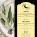 Celestial Menu Template Printable Wedding Menu Editable on - Etsy