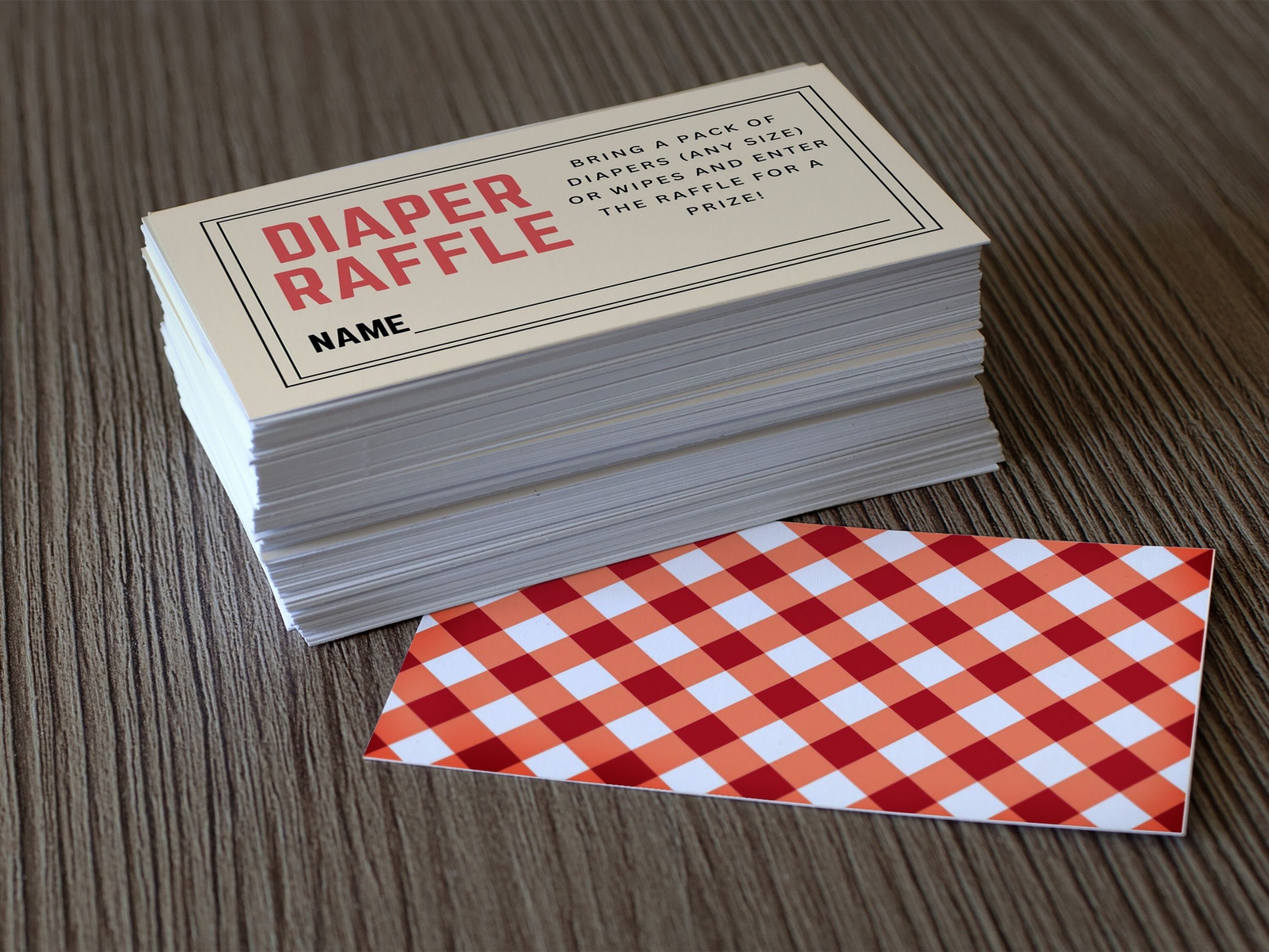 Babyq Diaper Raffle Bundle Template Printable Diaper Raffle Sign and ...